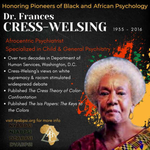 Dr. Frances Cress-Welsing | ABPsi